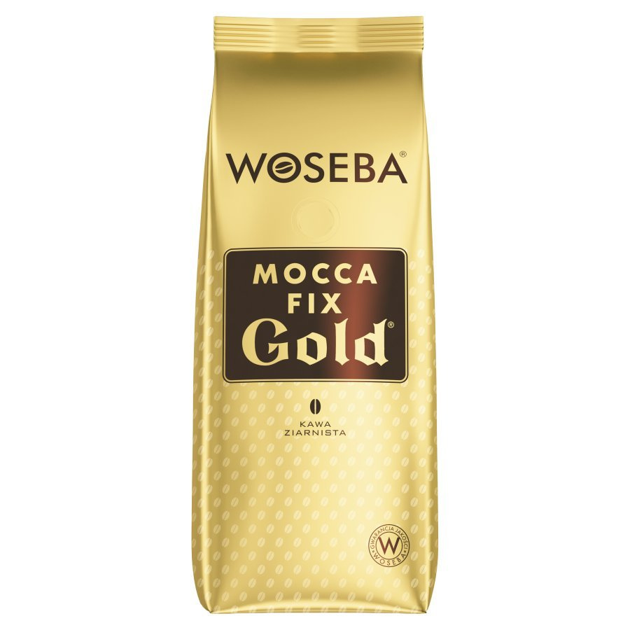 Woseba Mocca Fix Gold Roasted Coffee Beans with Intense Aroma 500g ...
